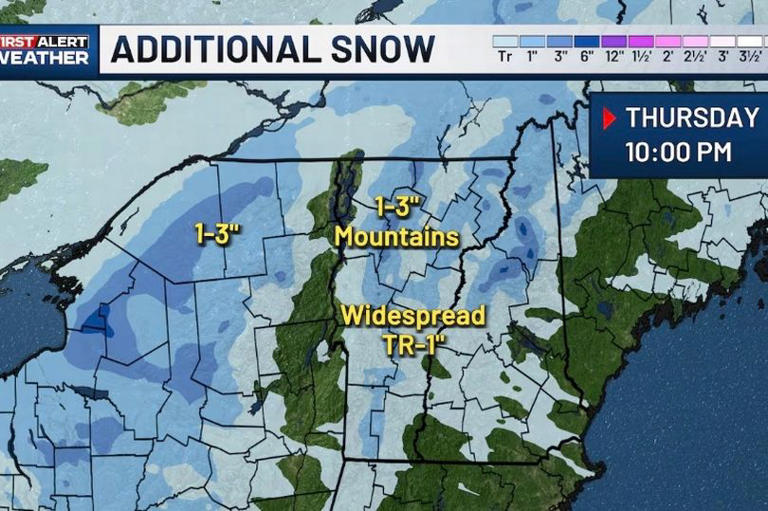 Dangerous snow squall moves into New York as conditions rapidly deteriorate
