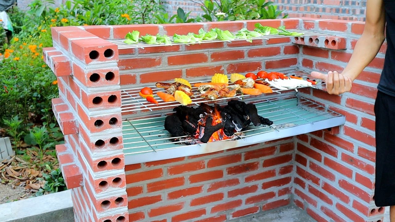 Build your own BBQ grill at home! Step-by-step