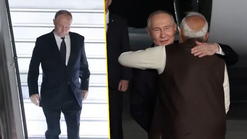 PM Modi warmly welcomes Putin at Delhi airport; hosts private dinner