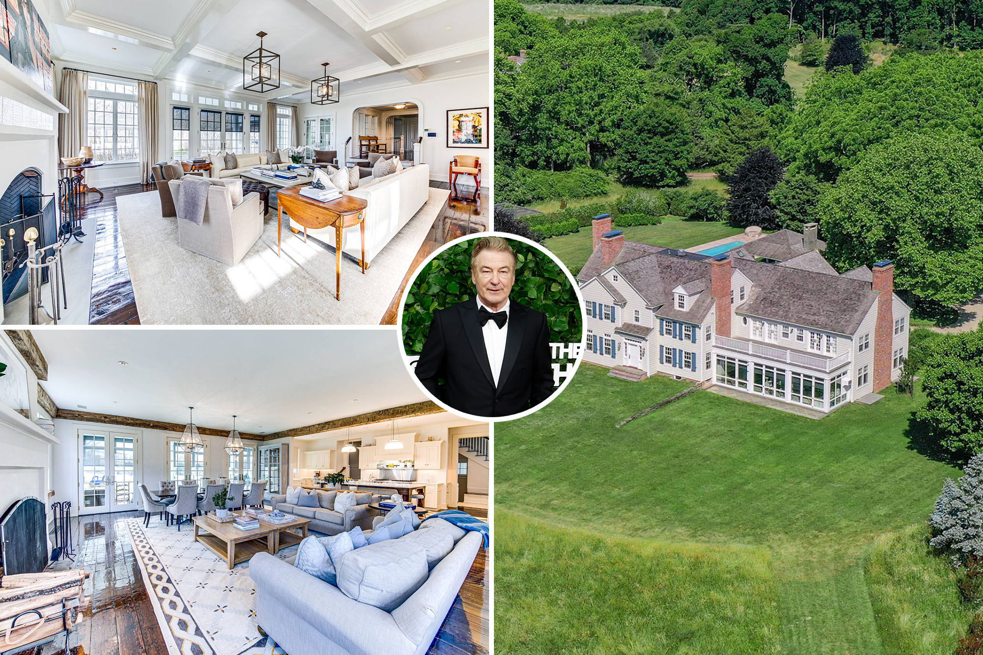 Alec Baldwin now wants $21M for his colonial-era Hamptons estate — $2M ...