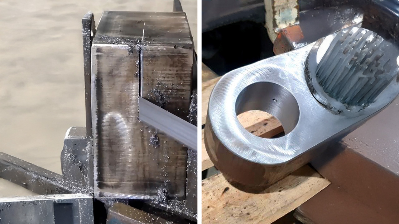 A clean fix with machining and welding