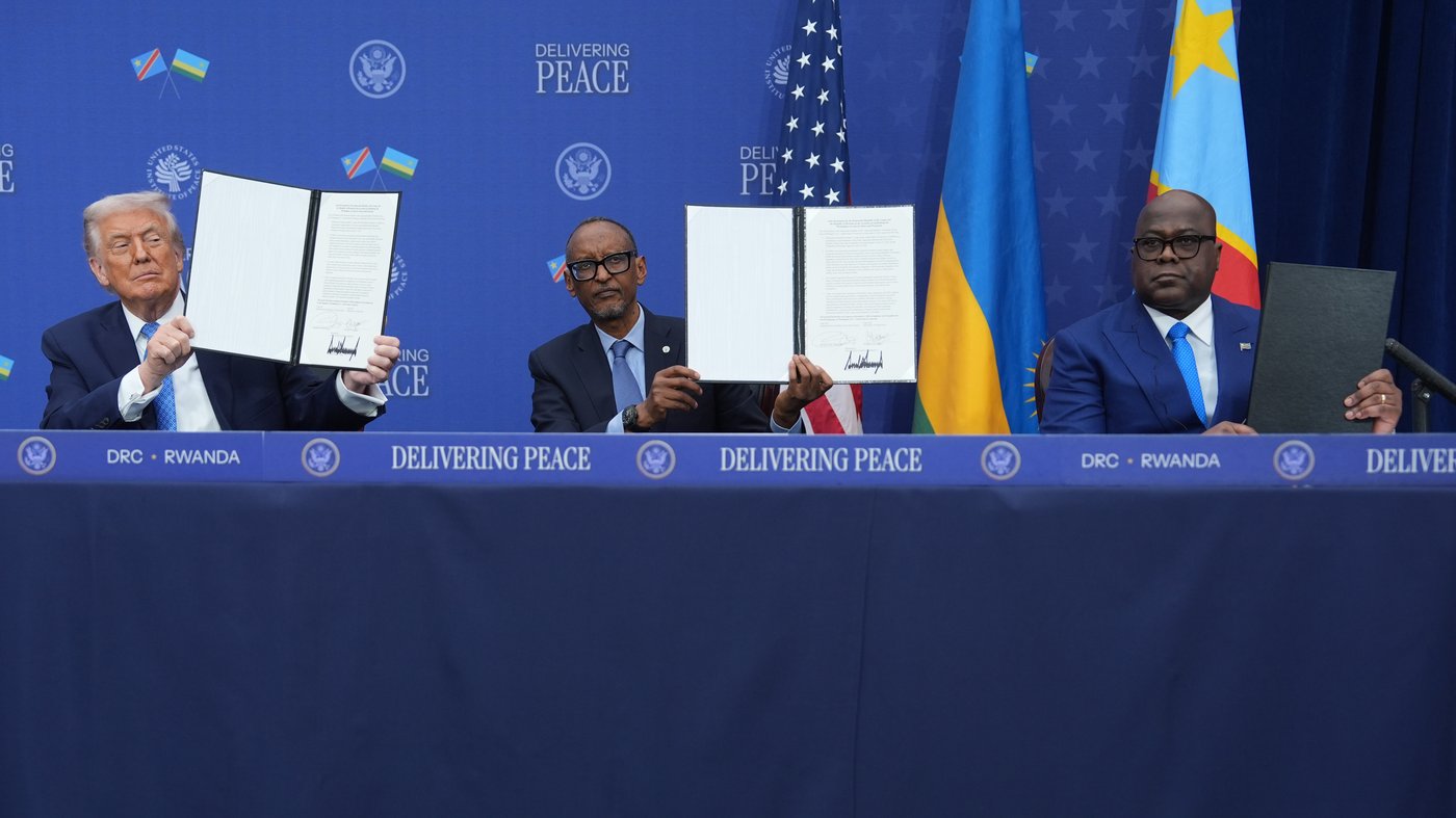 Trump praises Congo and Rwanda as they sign US-mediated peace deal