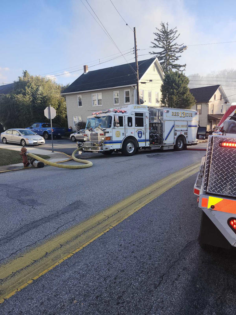 Four people escape burning home | Explosions reported