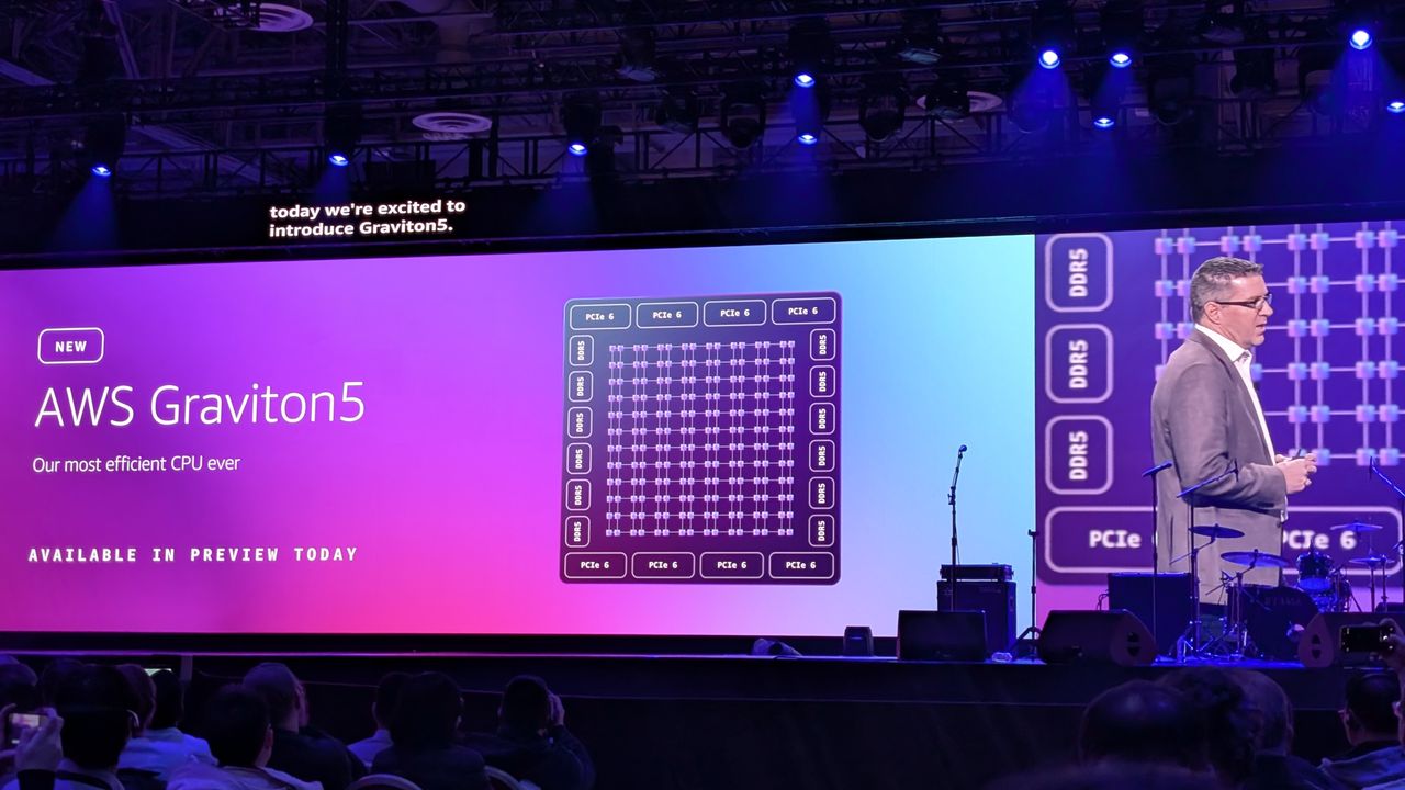 AWS Graviton5 is its most powerful and efficient CPU to date