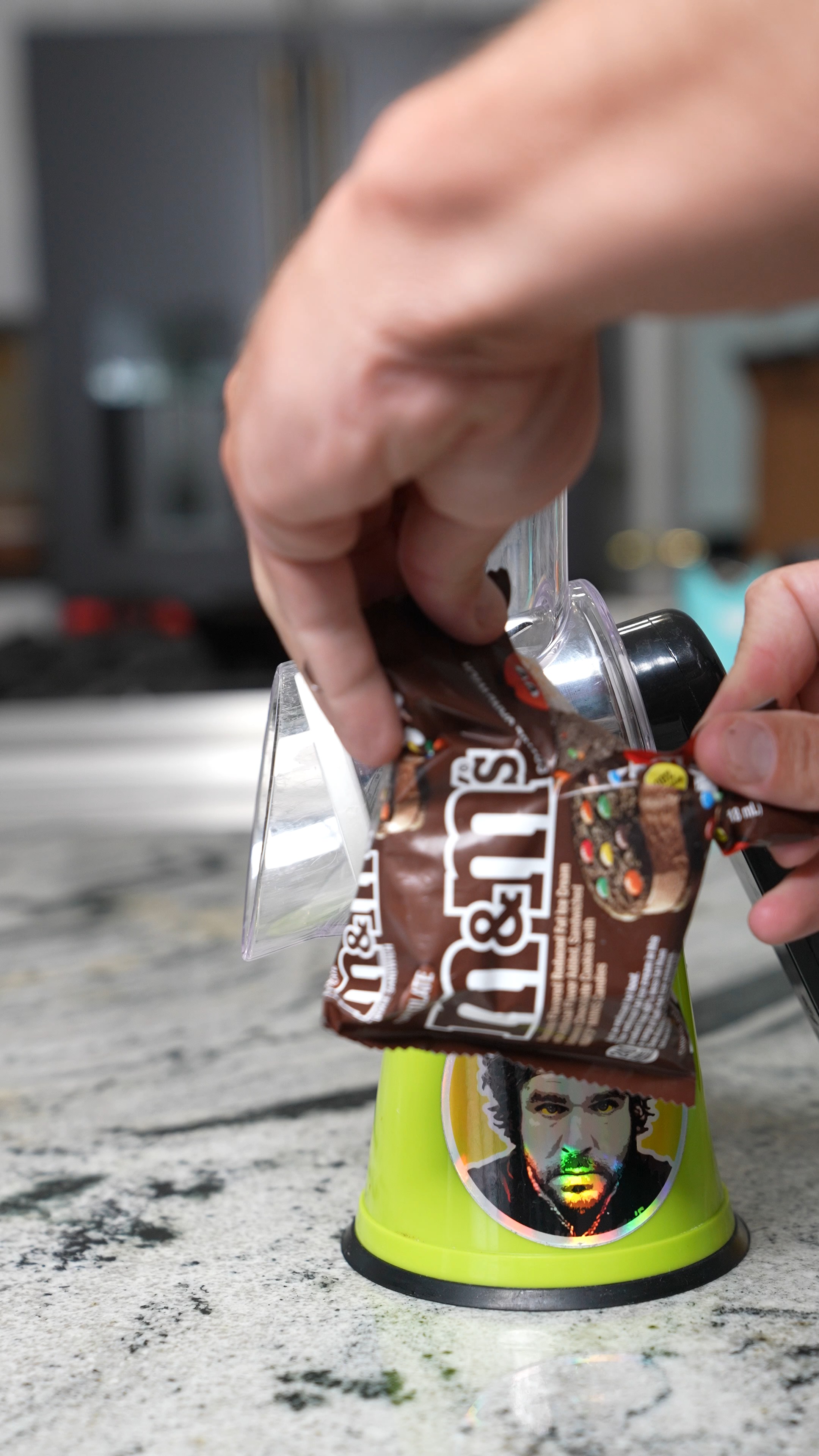 Making chocolate and ice cream