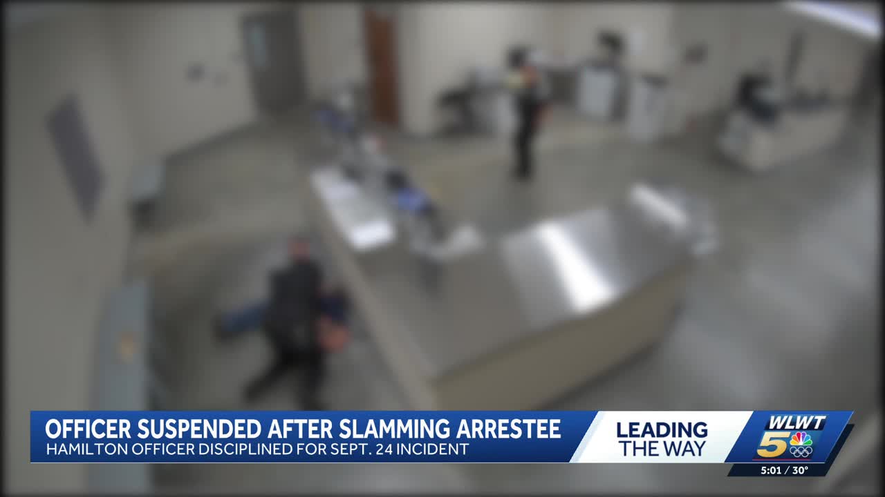 Hamilton police officer suspended after video shows suspect injured ...