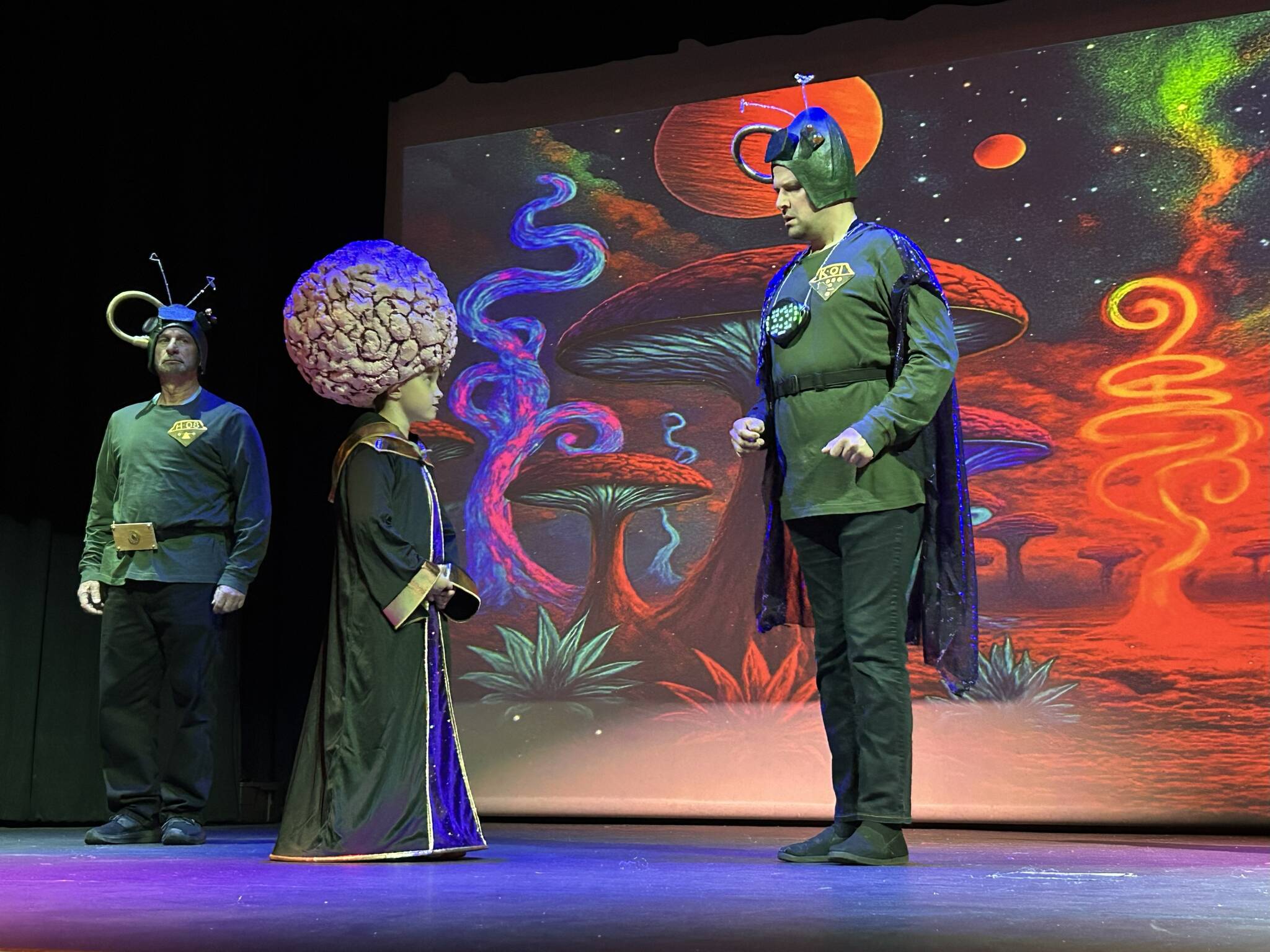 Space invaders take over OTA’s Christmas show