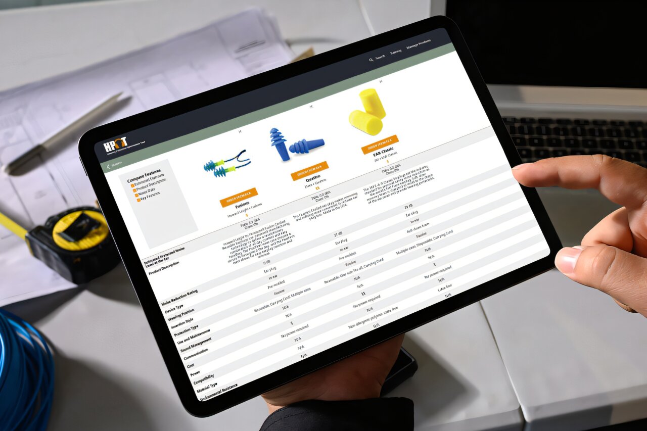 Software platform helps users find the best hearing protection