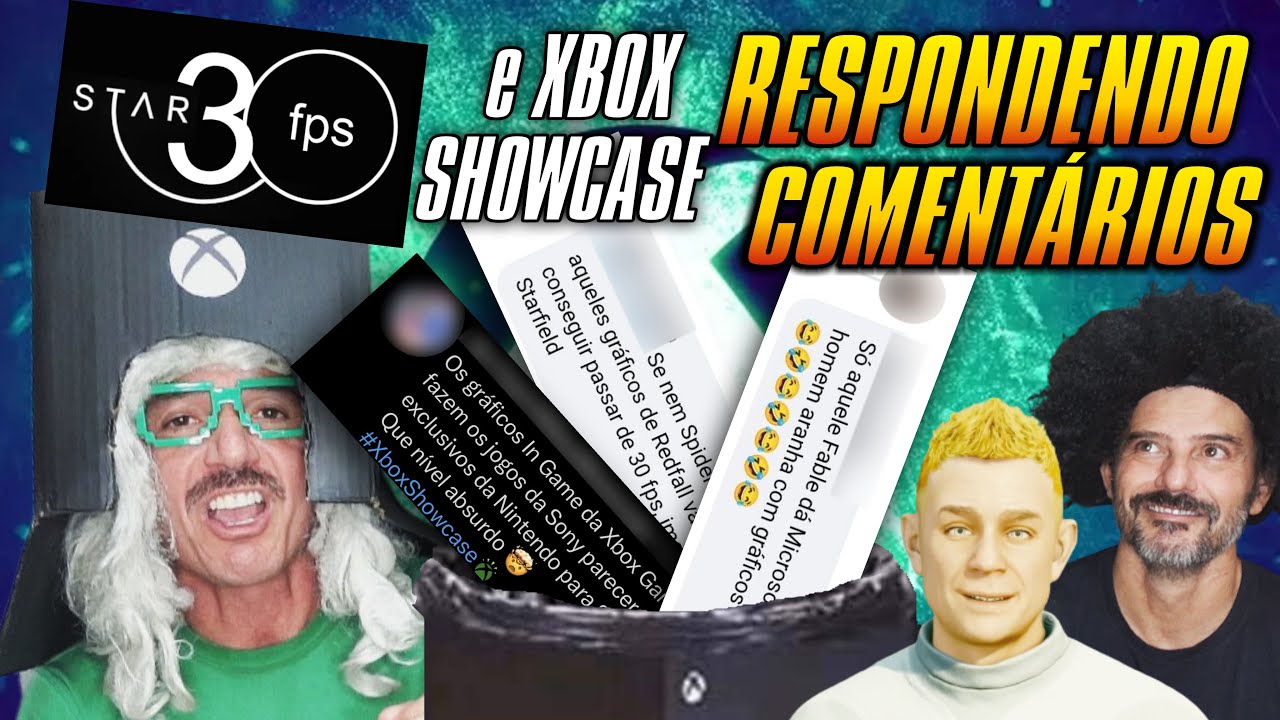 Respondendo CaiSHIT sobre XBOX showcase e Starfield 30 fps direct # ...