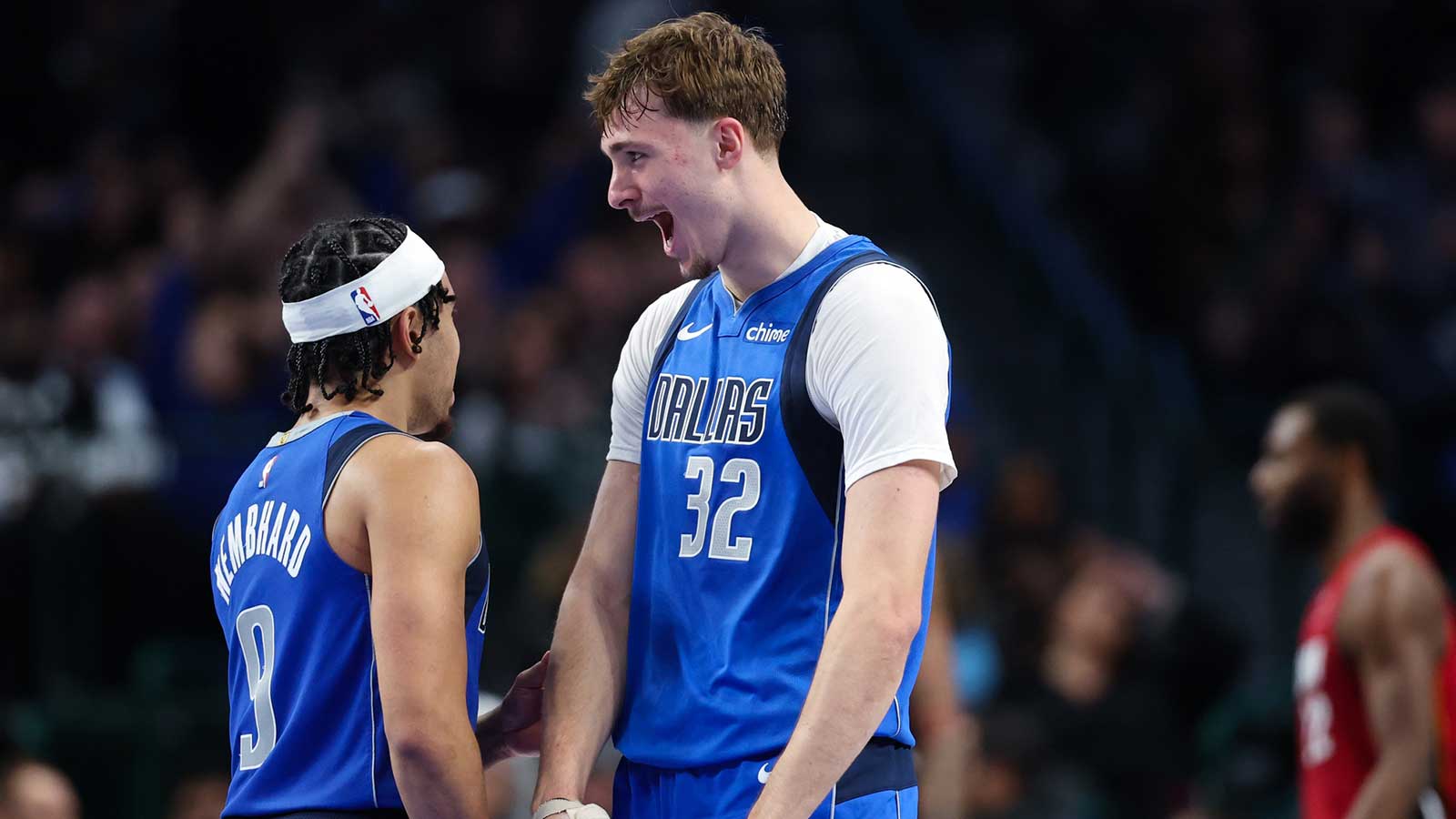 Mavericks’ Ryan Nembhard gets 100% real on rookie connection with ...