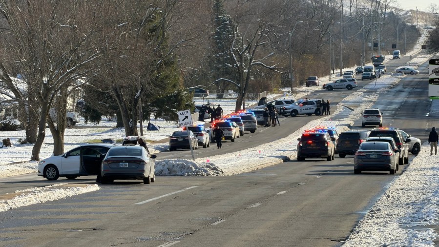 SWAT presence after shooting incident, crash and standoff in Dayton ...