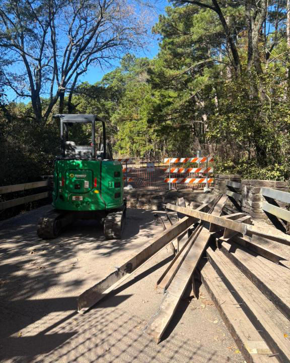 Tyler State Park reopens historic bridge after months of construction