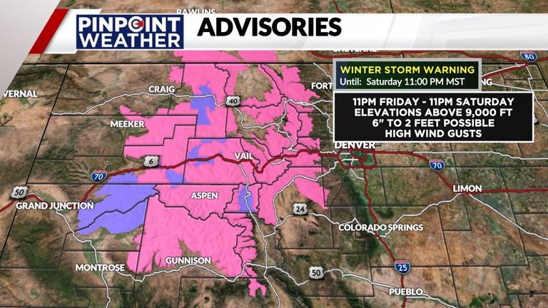 Denver weather: Melting and warming up; weekend mountain snowstorm