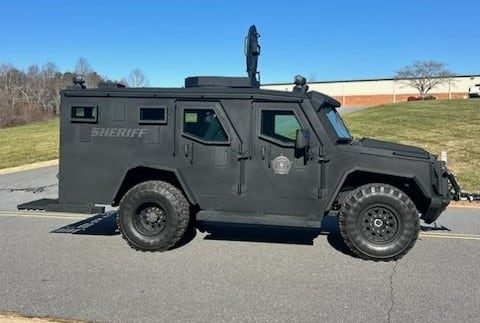 Sheriff’s office gets Batt-X armored vehicle for high-risk situations