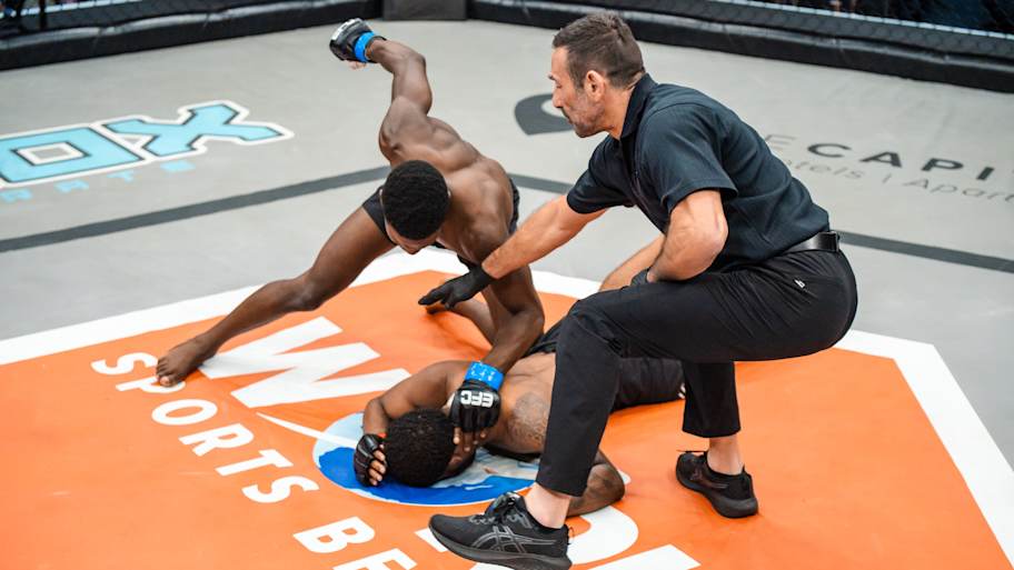 MMA fighter rebounds from failed UFC bid with savage face plant finish