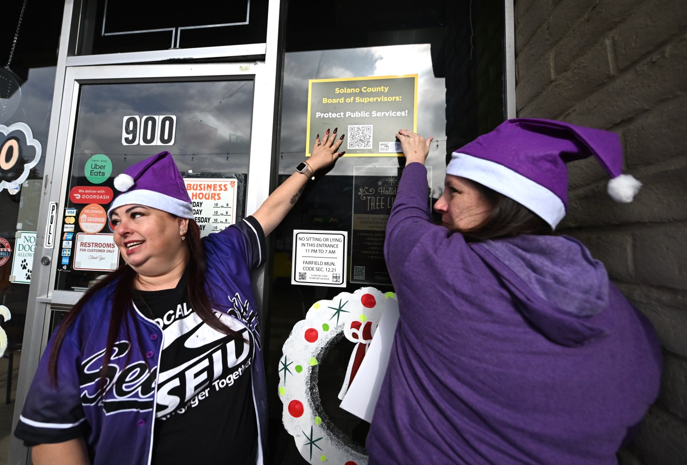 Holiday walk spotlights union, county tensions