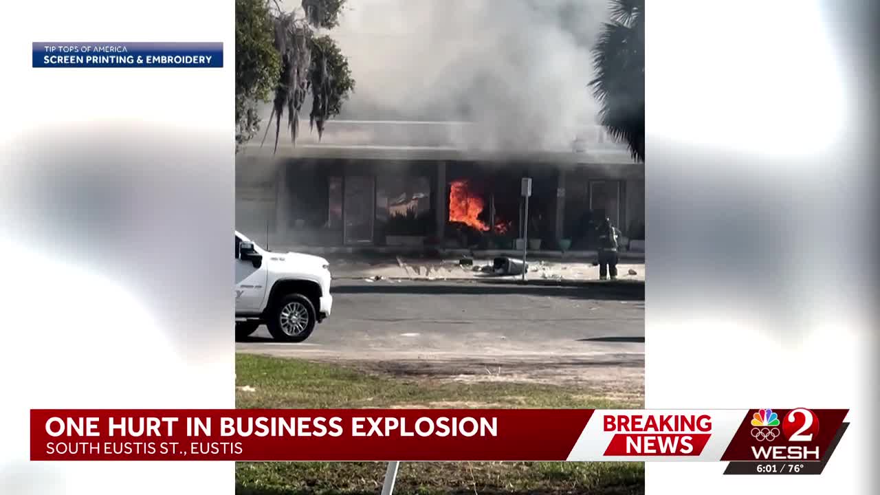 Explosion in Central Florida leaves 1 injured, business destroyed