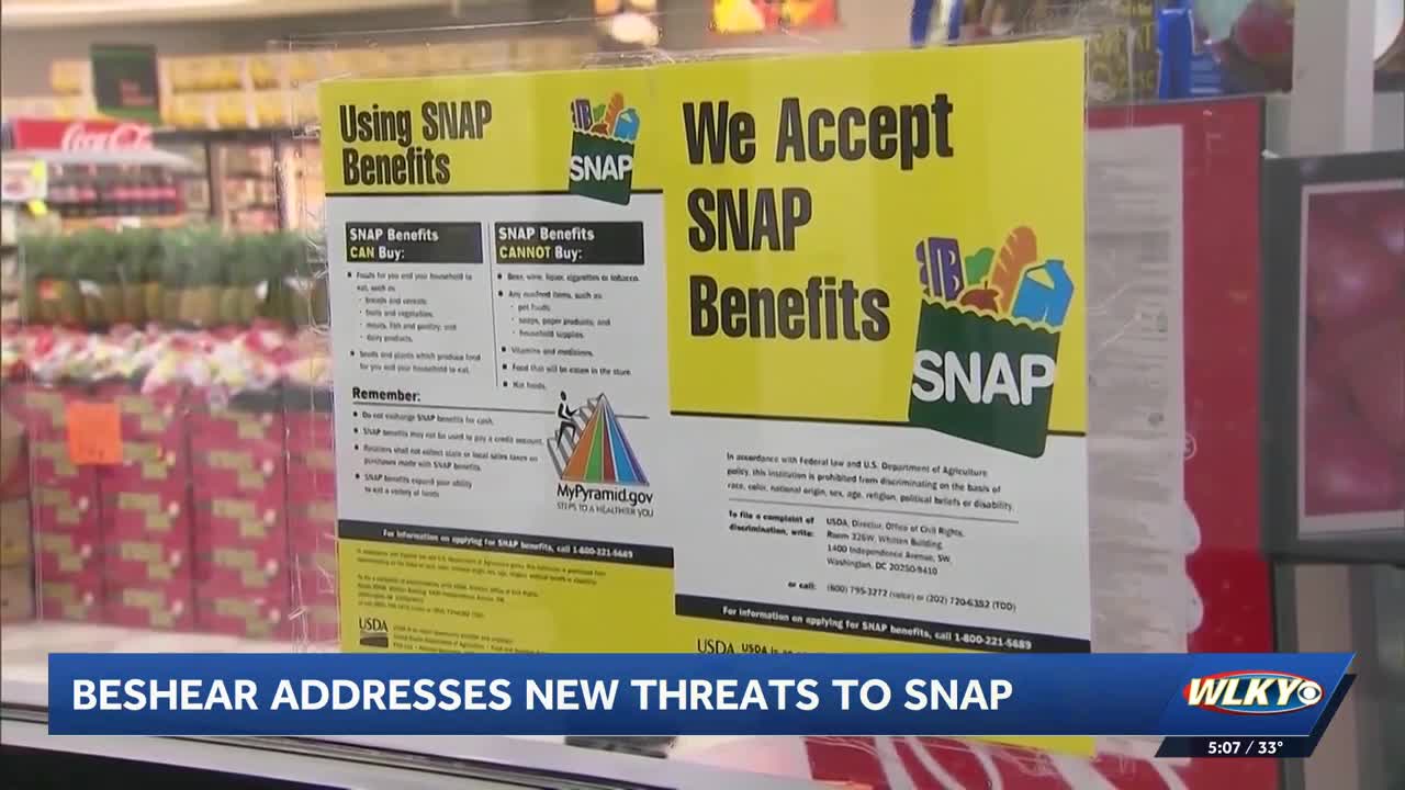 Gov. Beshear addresses new threats to SNAP benefits
