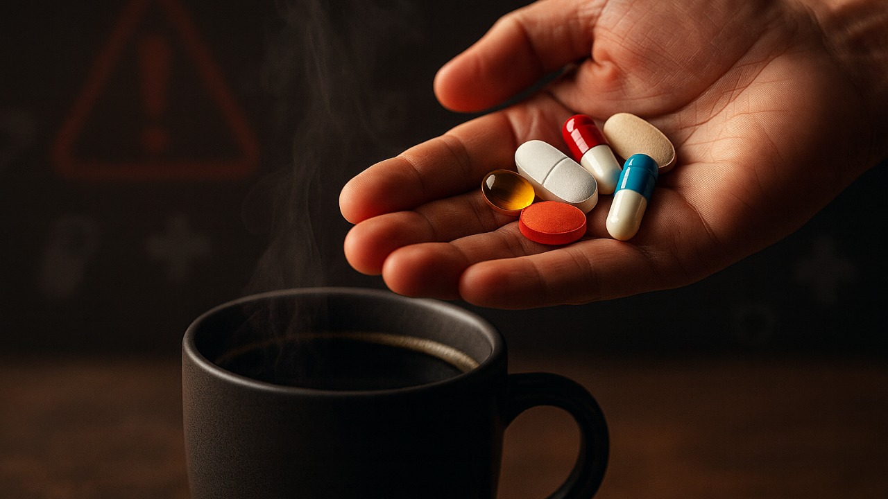 5 supplements you should never take with coffee
