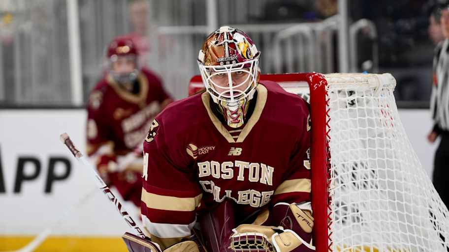 Boston College women's hockey goalie named national goalie of the month