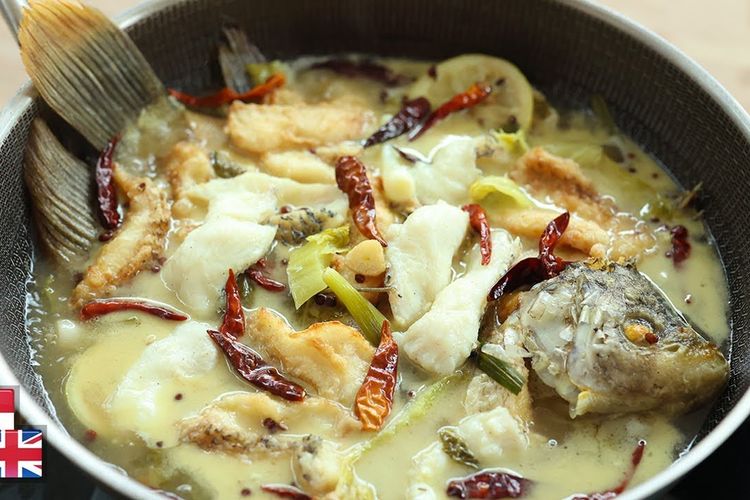 Suan cai yu ala resto versi murah: Sup ikan sayur asin yang segar ...
