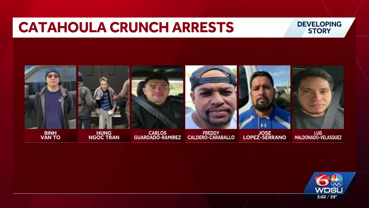 Department of Homeland Security announces first arrests from Catahoula ...