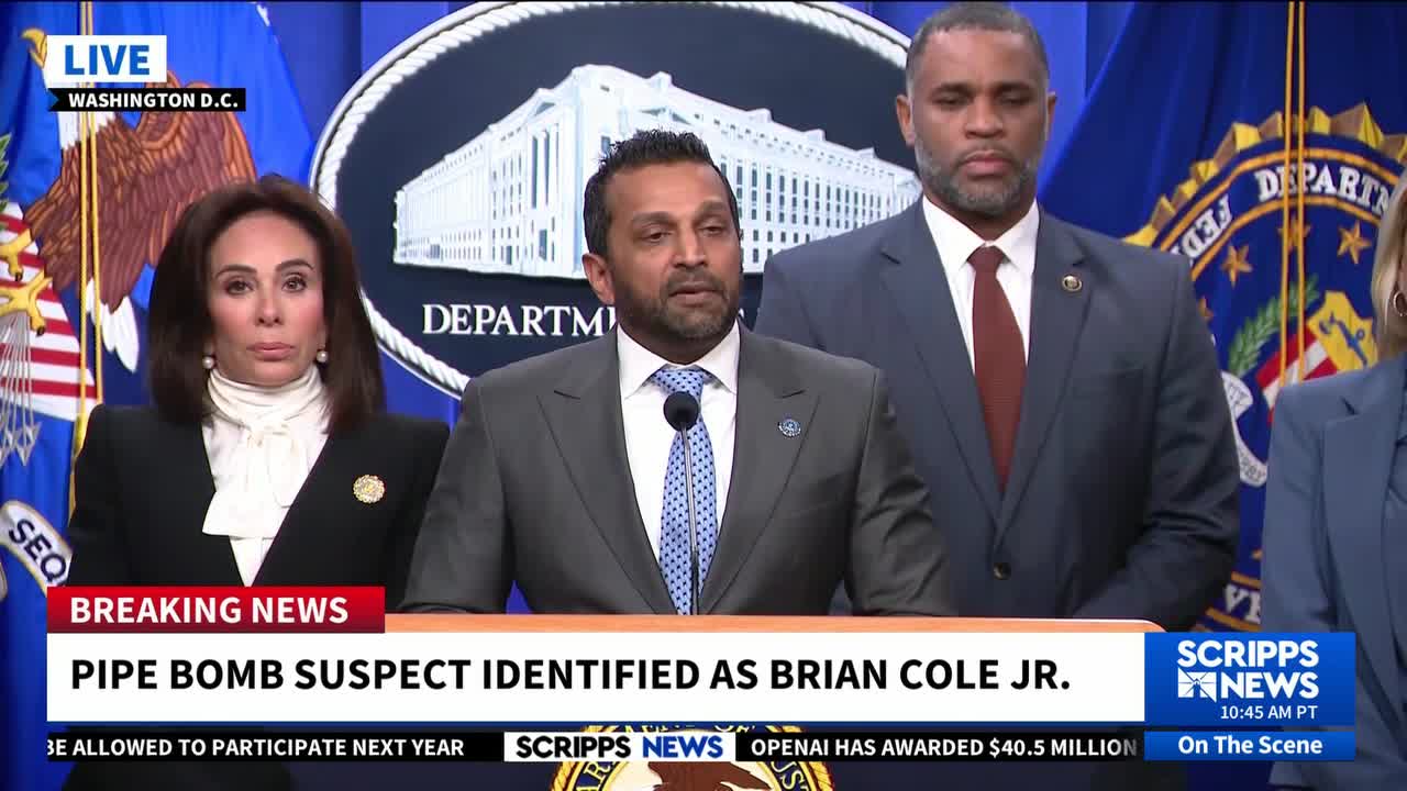 Authorities reveal name of DC pipe bomb suspect