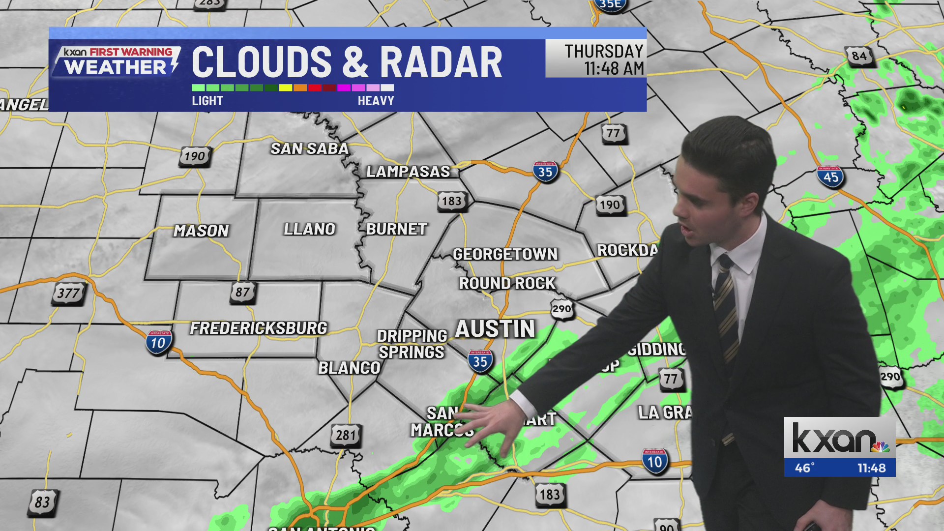Cold, cloudy, rainy with a big warming trend this weekend | KXAN ...