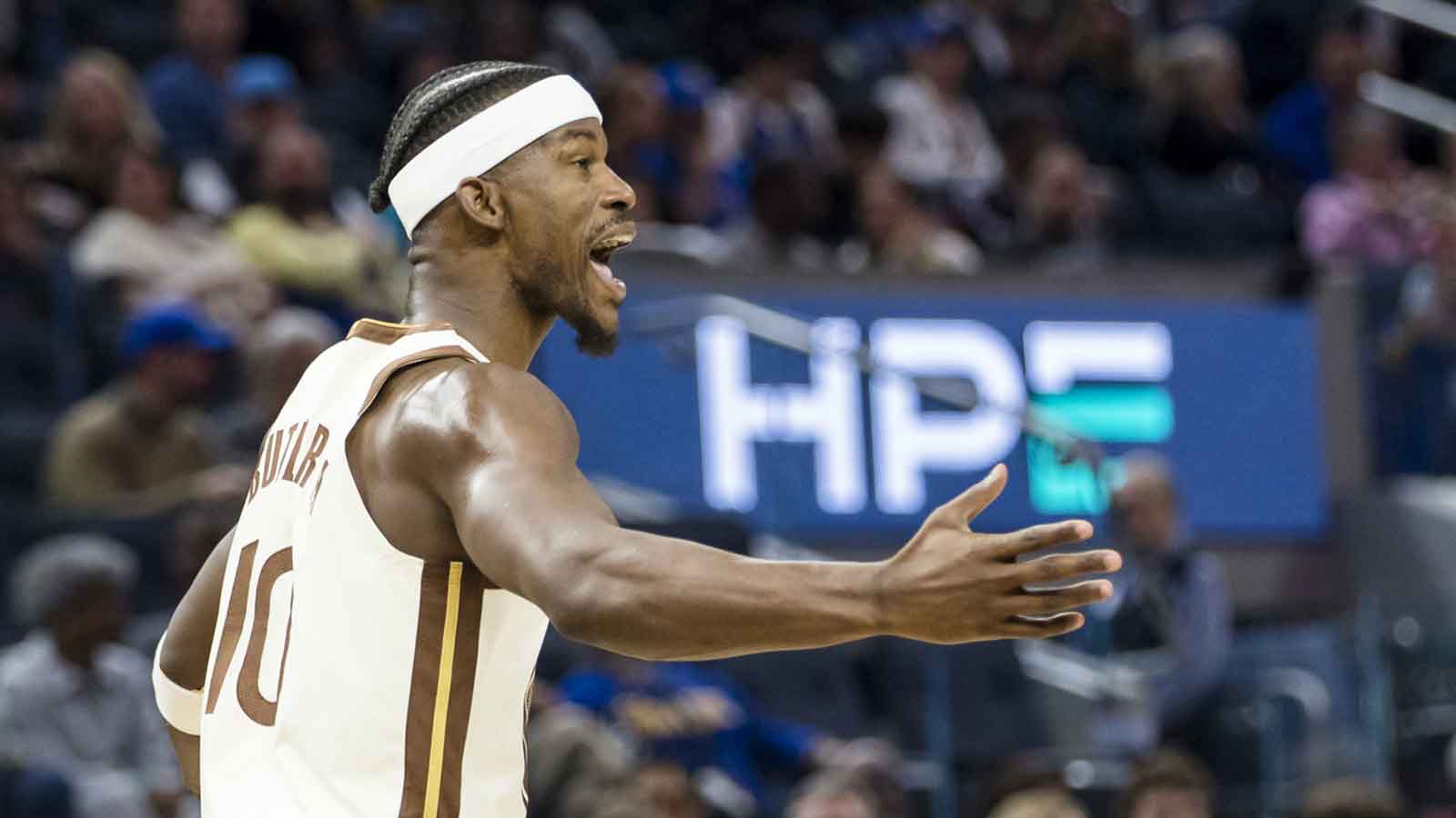 Warriors star Jimmy Butler’s injury status vs. 76ers after leaving ...