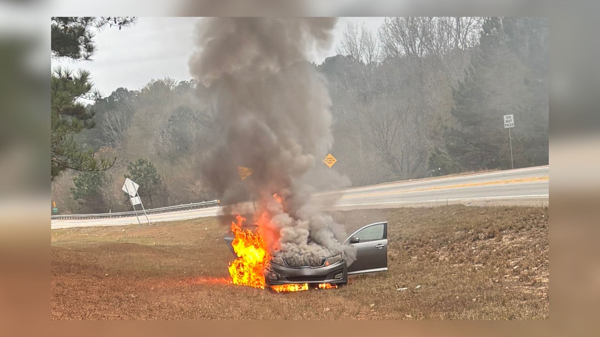 ‘My grandbabies could’ve died’: Ga. family barely escapes fiery wreck
