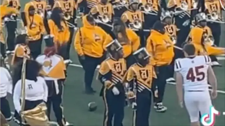 'Feel privileged enough': White Tuskegee football player shoves Black ...