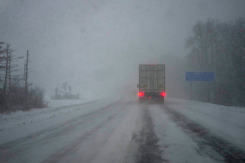 Dangerous snow squall moves into New York as conditions rapidly deteriorate