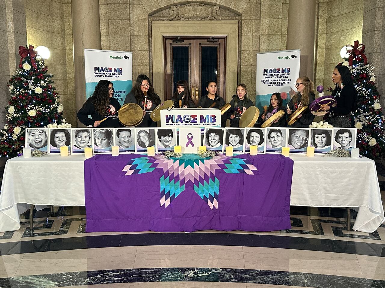 Sunrise ceremony at Manitoba Legislature remembers victims of 1989 ...