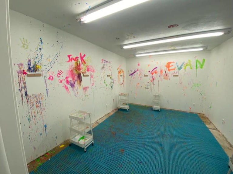 Gear up and make a mess with paint at the 'Splatter Zone'