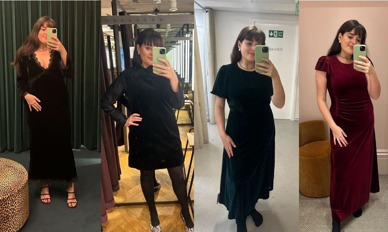 I tried on the best velvet dresses on the high street and these are the ...