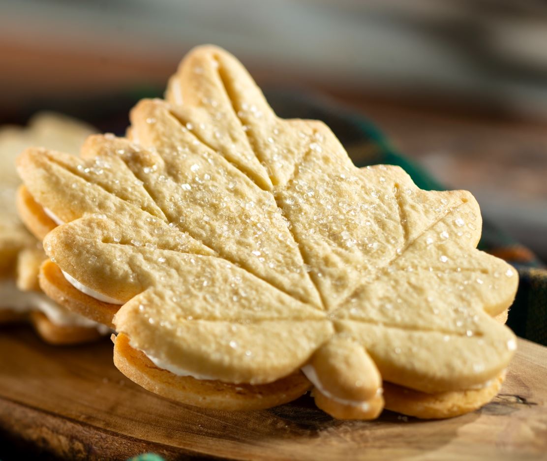 Maple leaf shortbread cookies with maple buttercream recipe-- EPCOT ...
