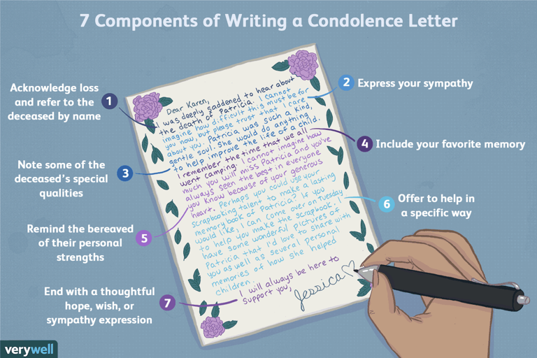 How to write a condolence letter or sympathy note
