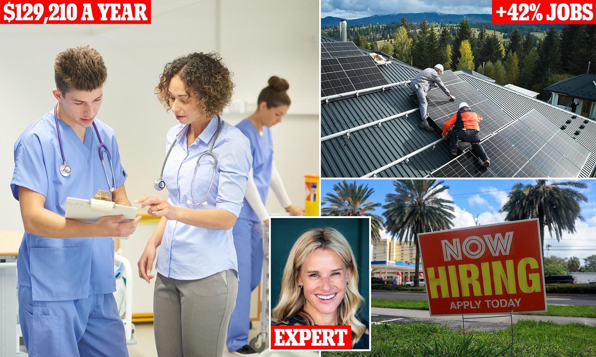The ten fastest growing jobs of the next decade and many pay six figures