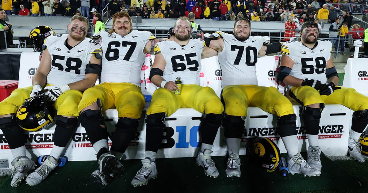Iowa offensive line honored by Big Ten