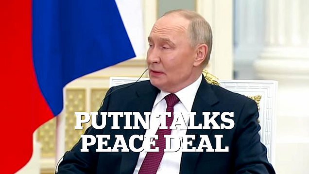 Putin addresses peace plan to end the Ukraine war