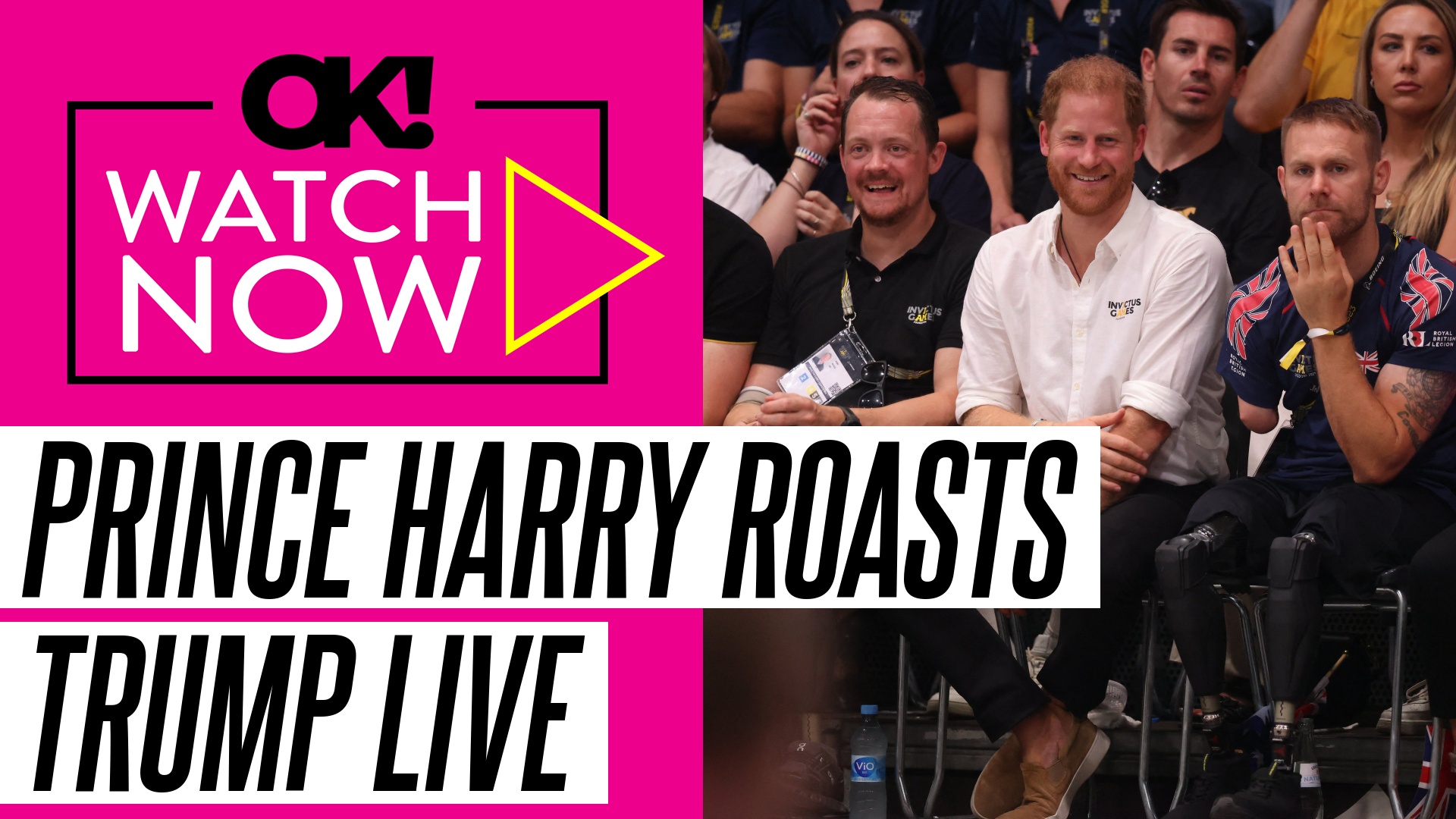 Prince Harry goes off on Donald Trump during awkward 'Late Show' skit ...