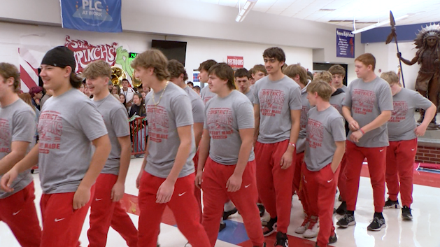 Seneca High School sends off football team to Class 3 state championship