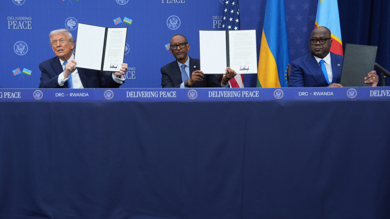 Ο Τραμπ θα αναλάβει δράση για την εφαρμογή της ειρηνευτικής συμφωνίας ...