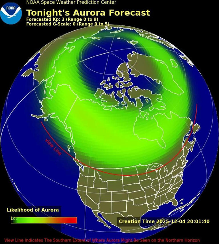 Northern lights forecast: Here’s where the aurora could be visible on ...