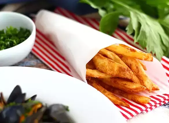 Moules frites expliquées pas à pas