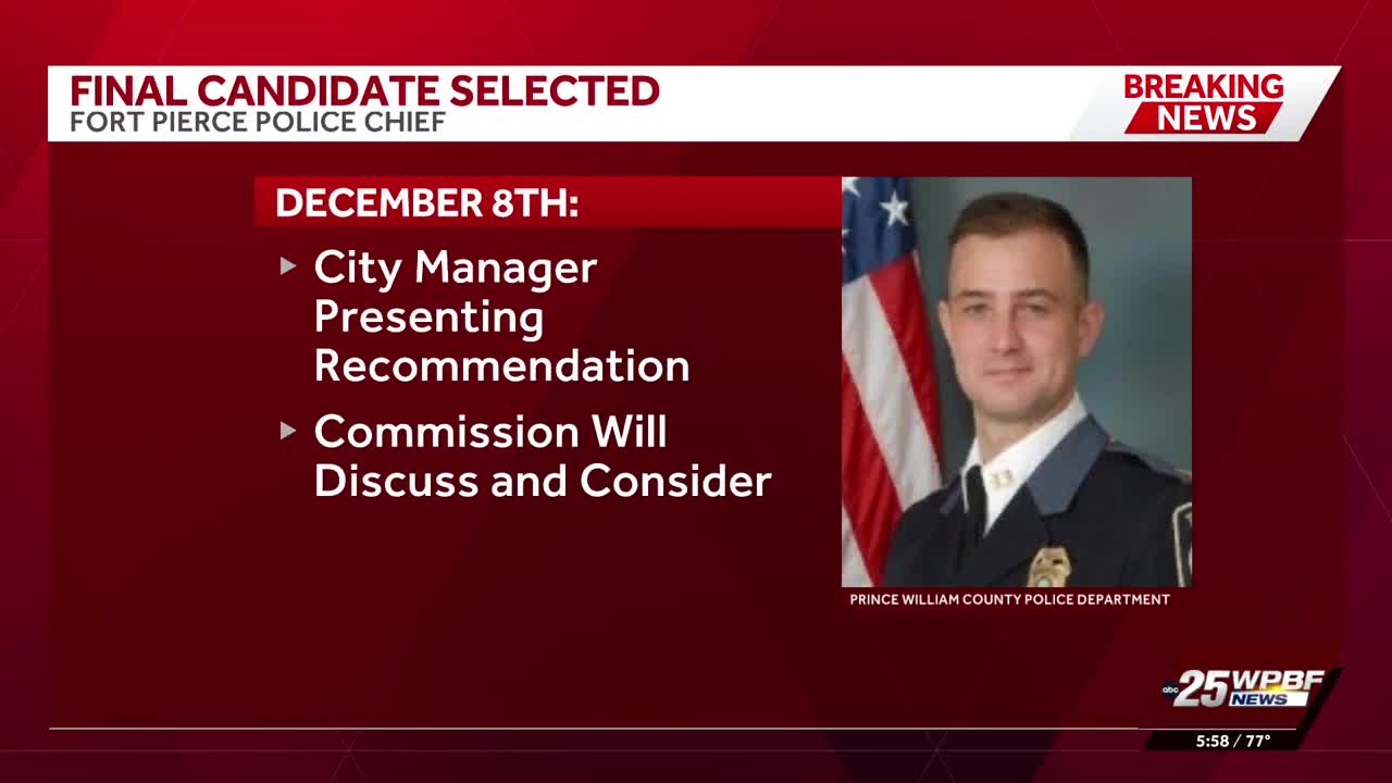 Fort Pierce city manager selects David M Smith as final candidate for ...