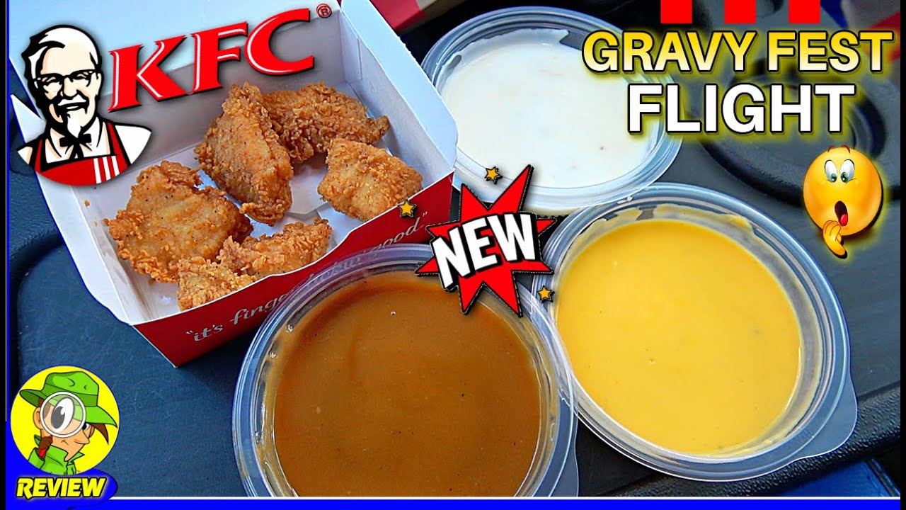 KFC gravy fest flight: Trying all 3 gravy flavors