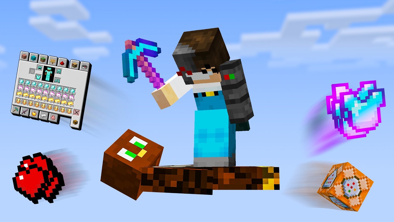 Minecraft, but it's on 1 Doni block