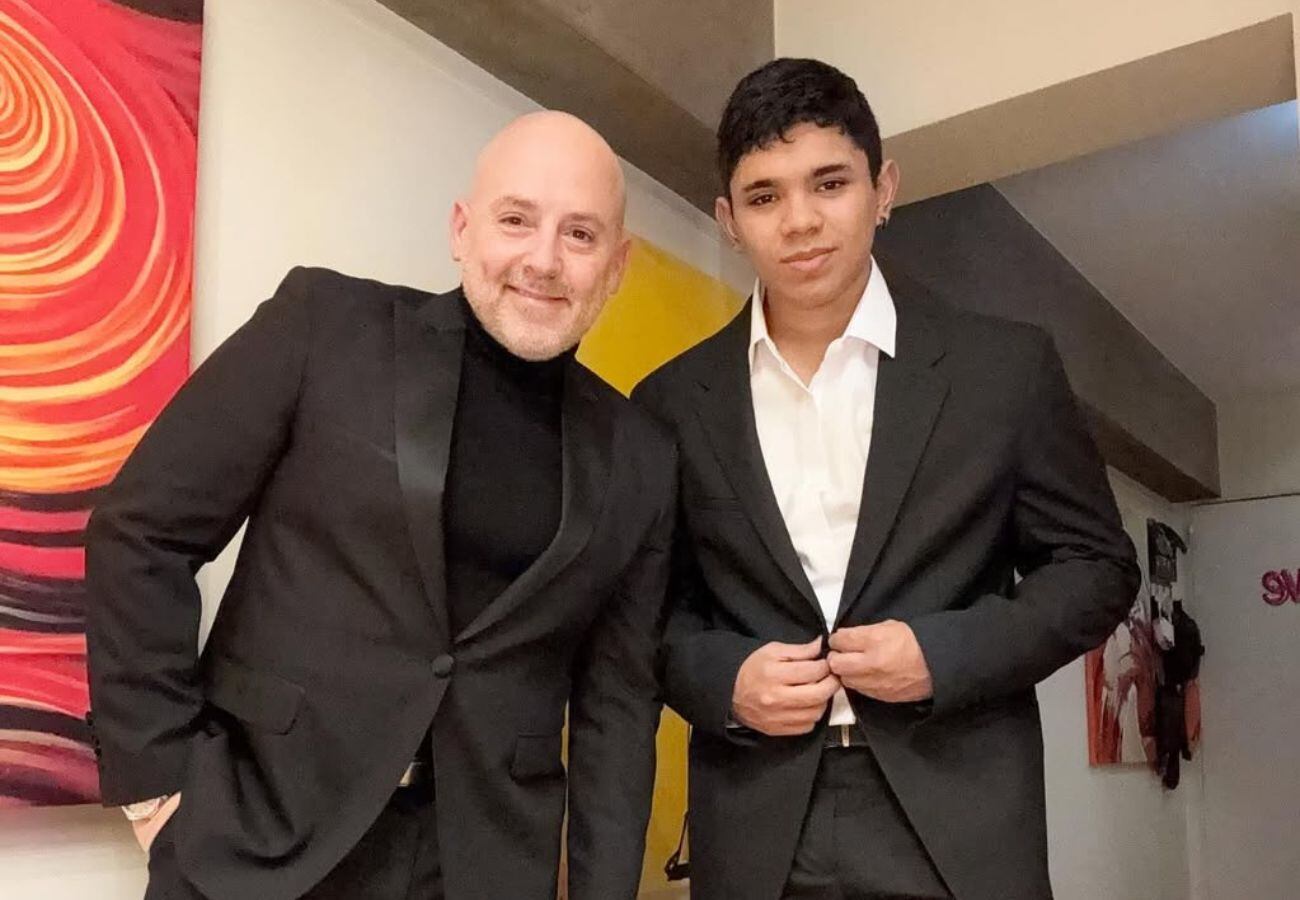 Lucio, el hijo de José María Muscari, terminó el secundario y soprendió ...