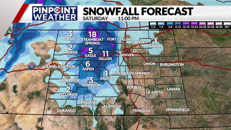 Winter storm warning: How much snow could Colorado’s mountains get over ...